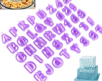 Fondant letters | Etsy