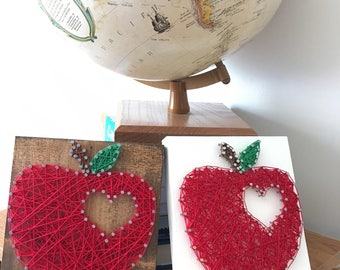 Apple string art | Etsy