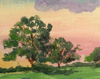 Bluebonnet painting | Etsy