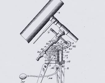 Telescope blueprints | Etsy