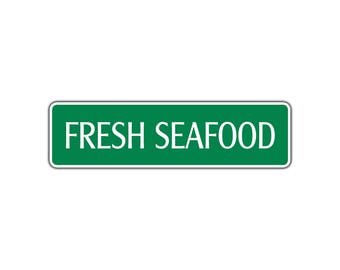 Fresh fish sign | Etsy