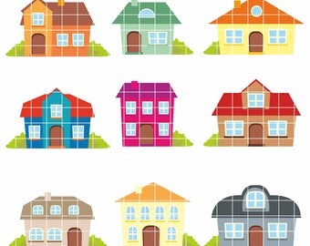 Building clip art | Etsy