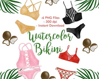 Bikini clip art | Etsy