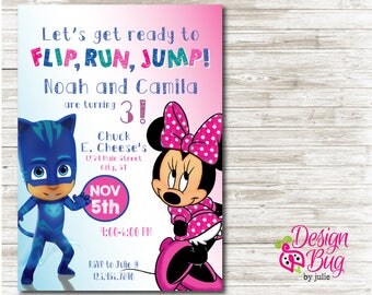 Minnie mouse invites | Etsy