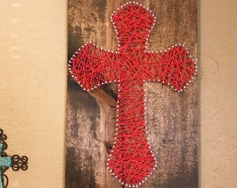 String art cross | Etsy