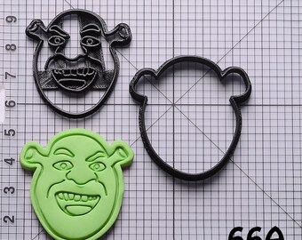 Shrek cookies | Etsy