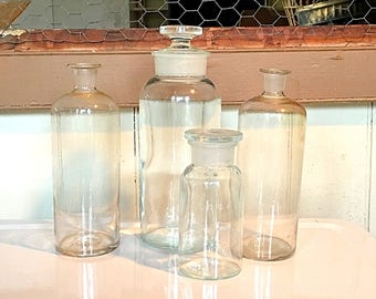 Old pharmacy bottles | Etsy