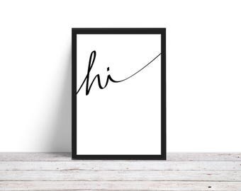 Typography gift | Etsy