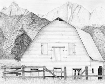 Rustic barn country | Etsy