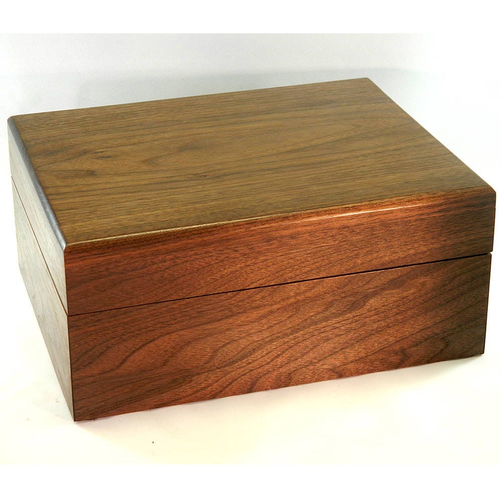 Solid Wood Walnut Keepsake Box 8 x 10 Inches