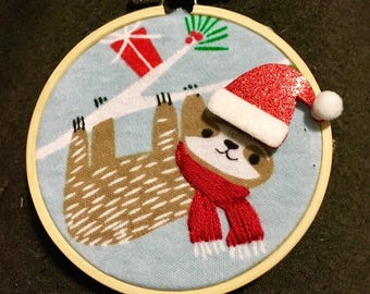 Sloth christmas | Etsy