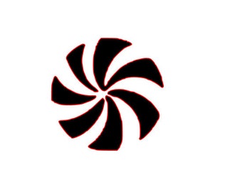 Peppermint stencil | Etsy