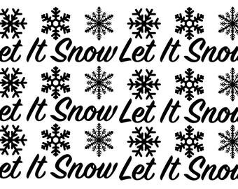 Snowflake stickers | Etsy