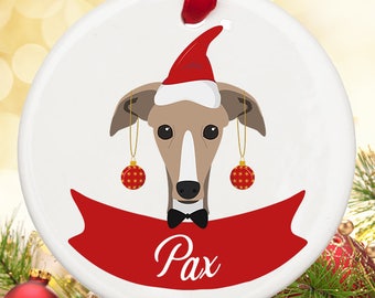 Greyhound christmas | Etsy