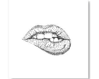 Black ink drawing | Etsy