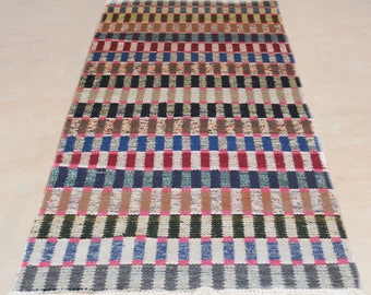 Vintage rag rug | Etsy