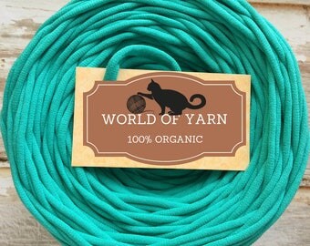 Tshirt yarn necklace | Etsy