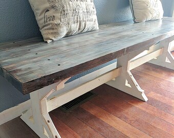Farmhouse bench | Etsy