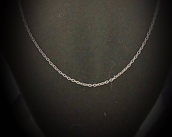 White gold chain | Etsy