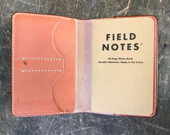 Waxed Canvas Field Notes Book Cover or Wallet