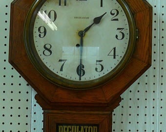 Regulator wall clock | Etsy