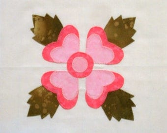 Rose of sharon quilt | Etsy