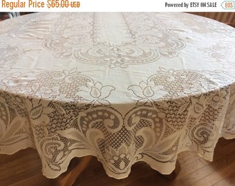 Lace tablecloth | Etsy