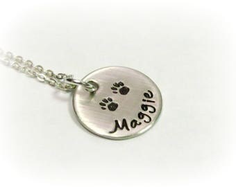Custom Dog Necklace Personalized Dog Necklace Dog Pendant
