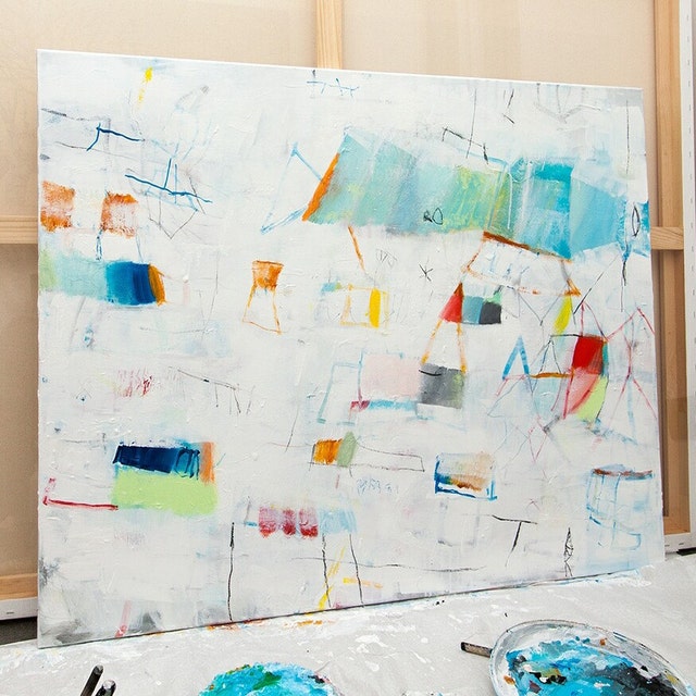 Abstract Paintings and Large Wall Art Prints by DUEALBERI on Etsy