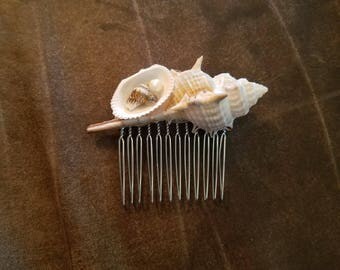 Shell hair comb | Etsy