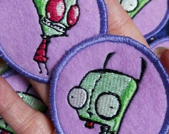 Invader Zim buttons Zim set 1.25 / 32mm pin back