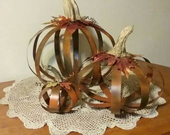 Metal pumpkins | Etsy