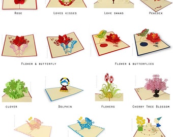 3d greeting card | Etsy