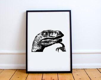 Philosoraptor | Etsy