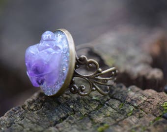 Holographic ring | Etsy
