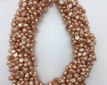 Champagne colored pearls | Etsy