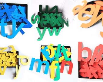 Magnetic letters | Etsy