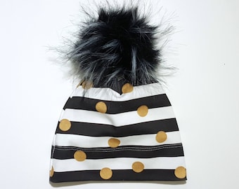 Baby pom pom hat | Etsy