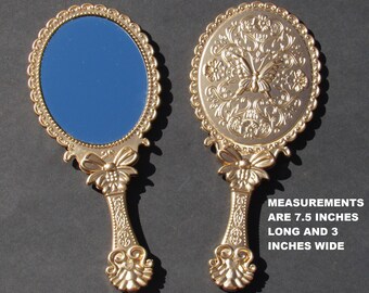 Antique hand mirror | Etsy