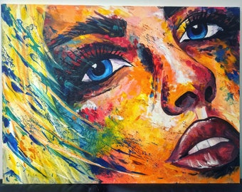 Pop art acrylic | Etsy