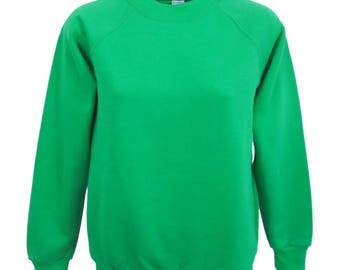 Green sweatshirt | Etsy