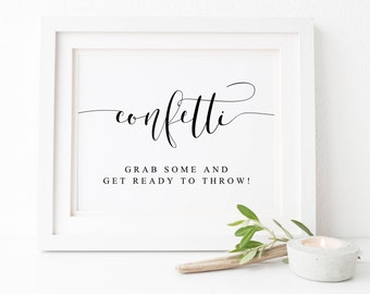 Confetti sign | Etsy