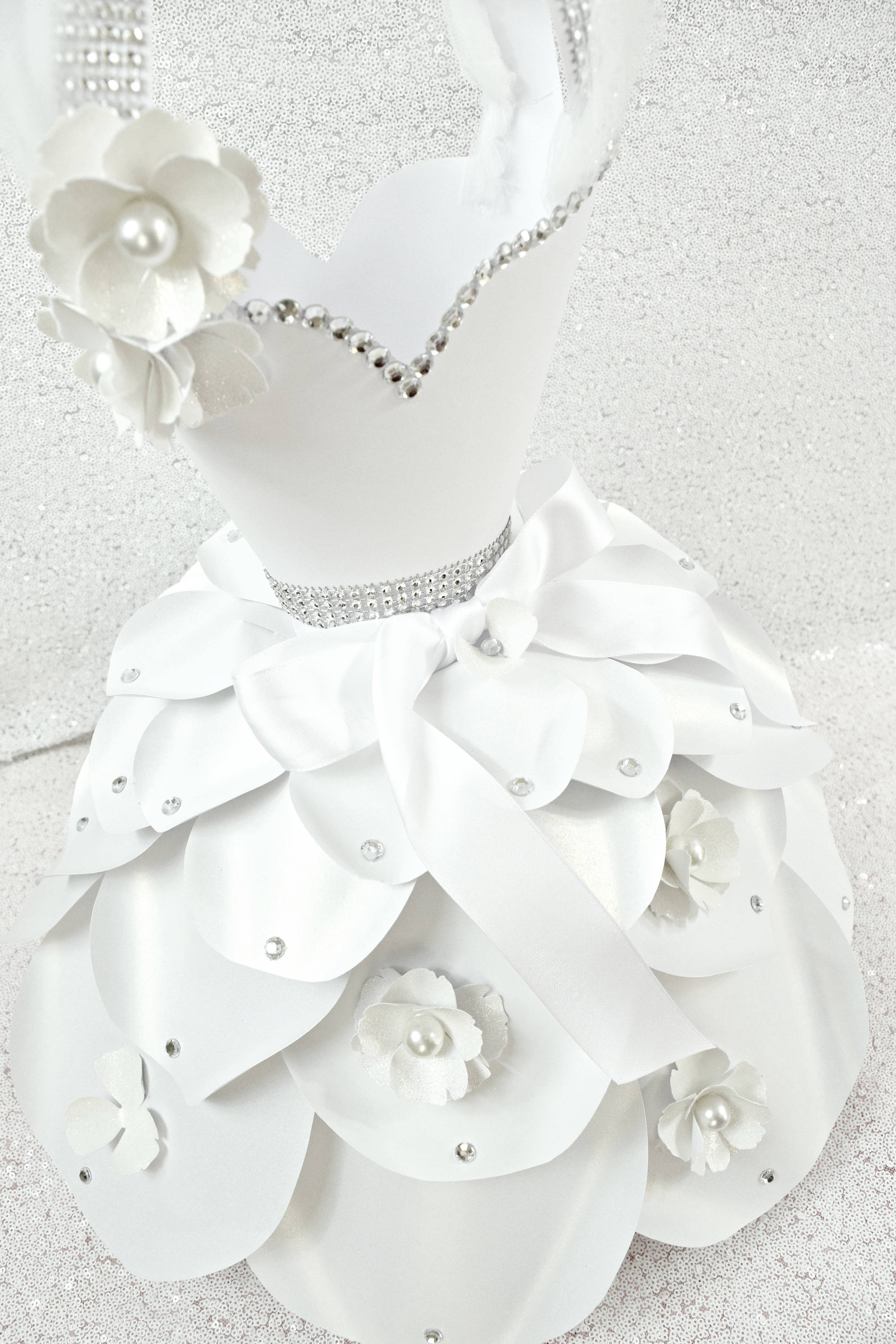 Paper Dress Templates DIY Paper Flower Dress Templates