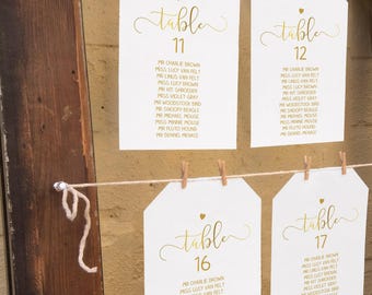 Wedding Place Cards | Etsy