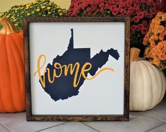West virginia sign | Etsy