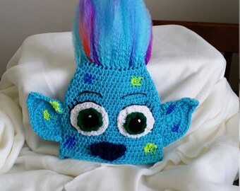 Crochet troll hat | Etsy