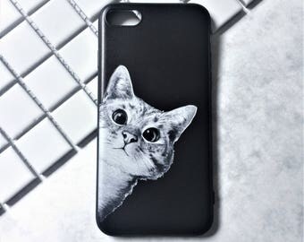 Cat phone case | Etsy