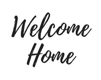 Welcome home art | Etsy