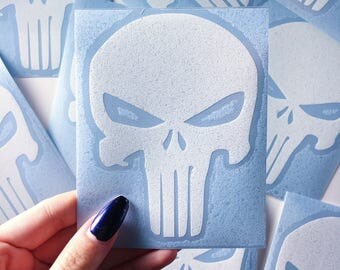 Only Half Dead Skull Vinyl Decal 1-034