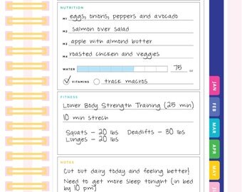 Health tracker | Etsy